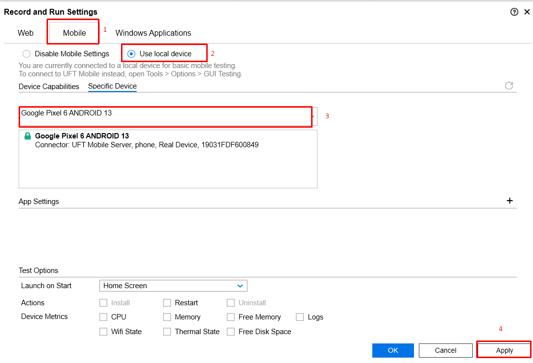 How to setup UFT Mobile with Local Device - Tech101